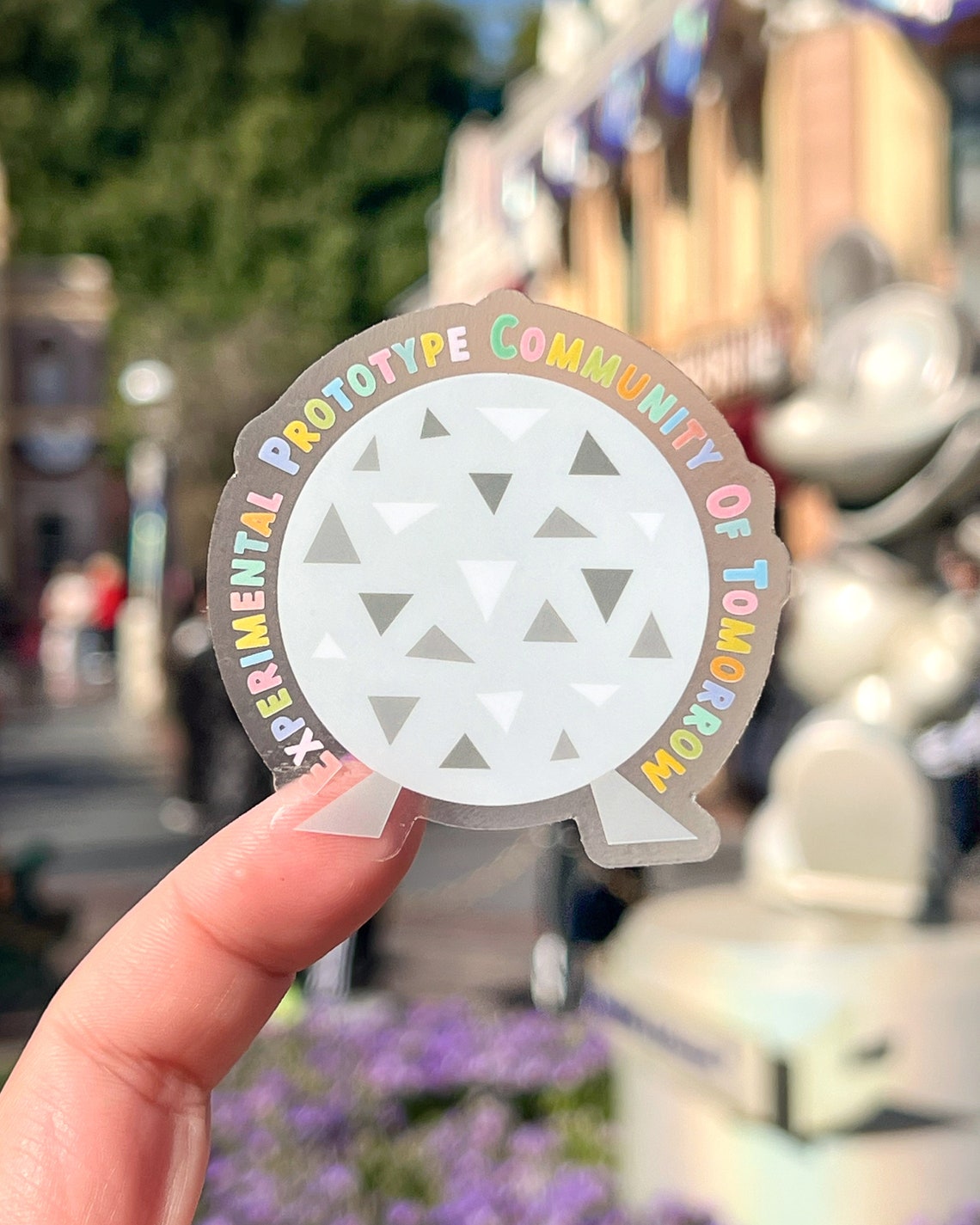 Epcot WDW Transparent Laptop Sticker/ Disney World Parks Decal - Etsy