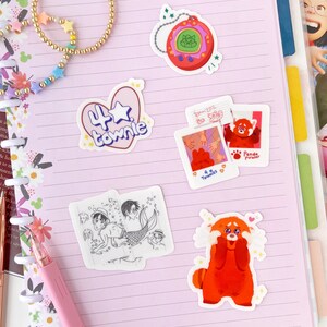 Merman Devon Doodle Transparent Sticker/ Turning Red Mei Mei Pixar ...