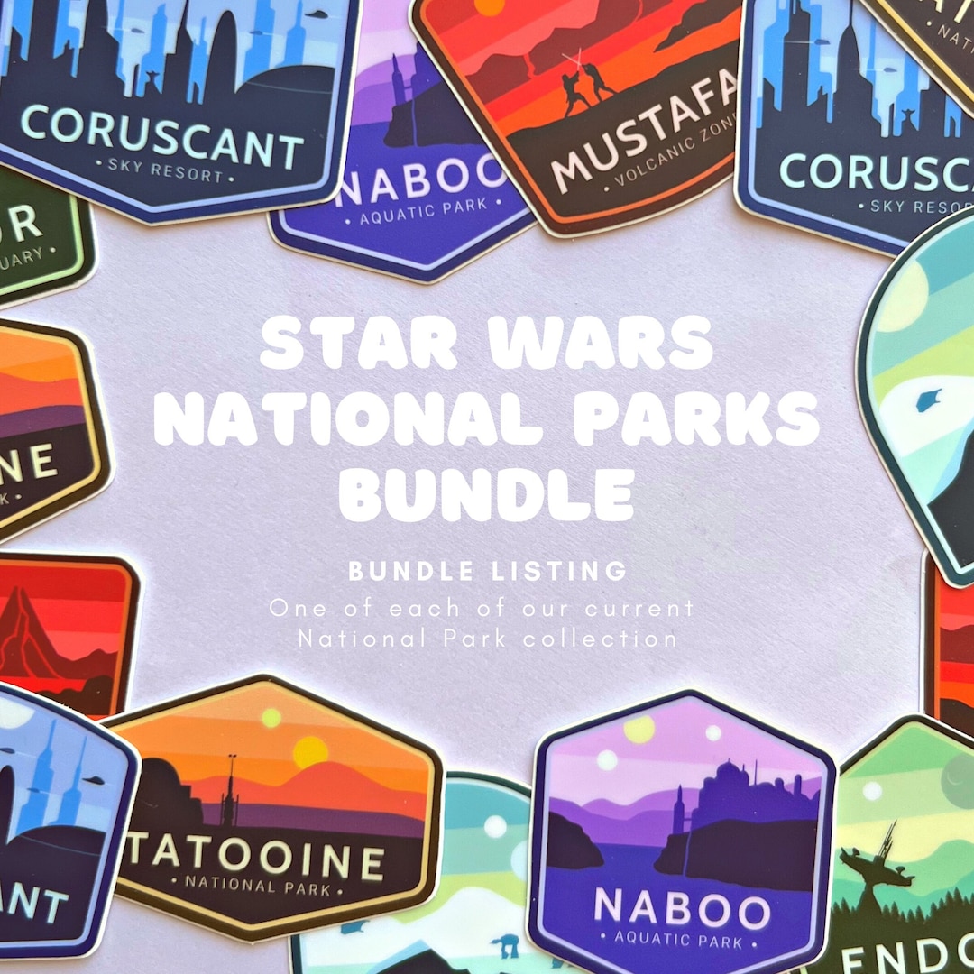 Star Wars National Parks Sticker Bundle (8 Total) - Etsy