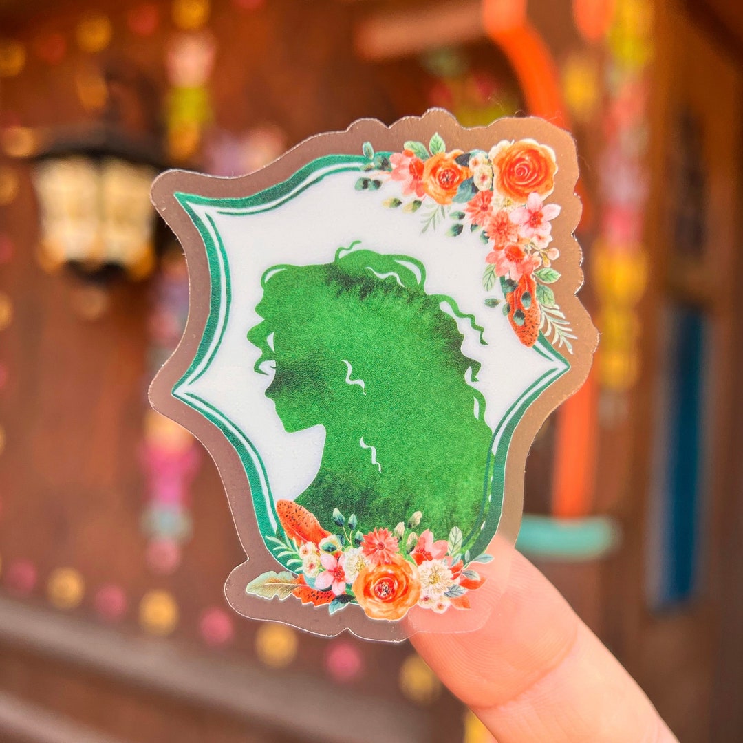 Merida Floral Crest Transparent Stickers/ Brave Disney Laptop Cell ...