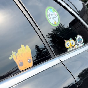 Groot Peeker Transparent Car Decal/ Guardians Peekaboo Window Bumper ...