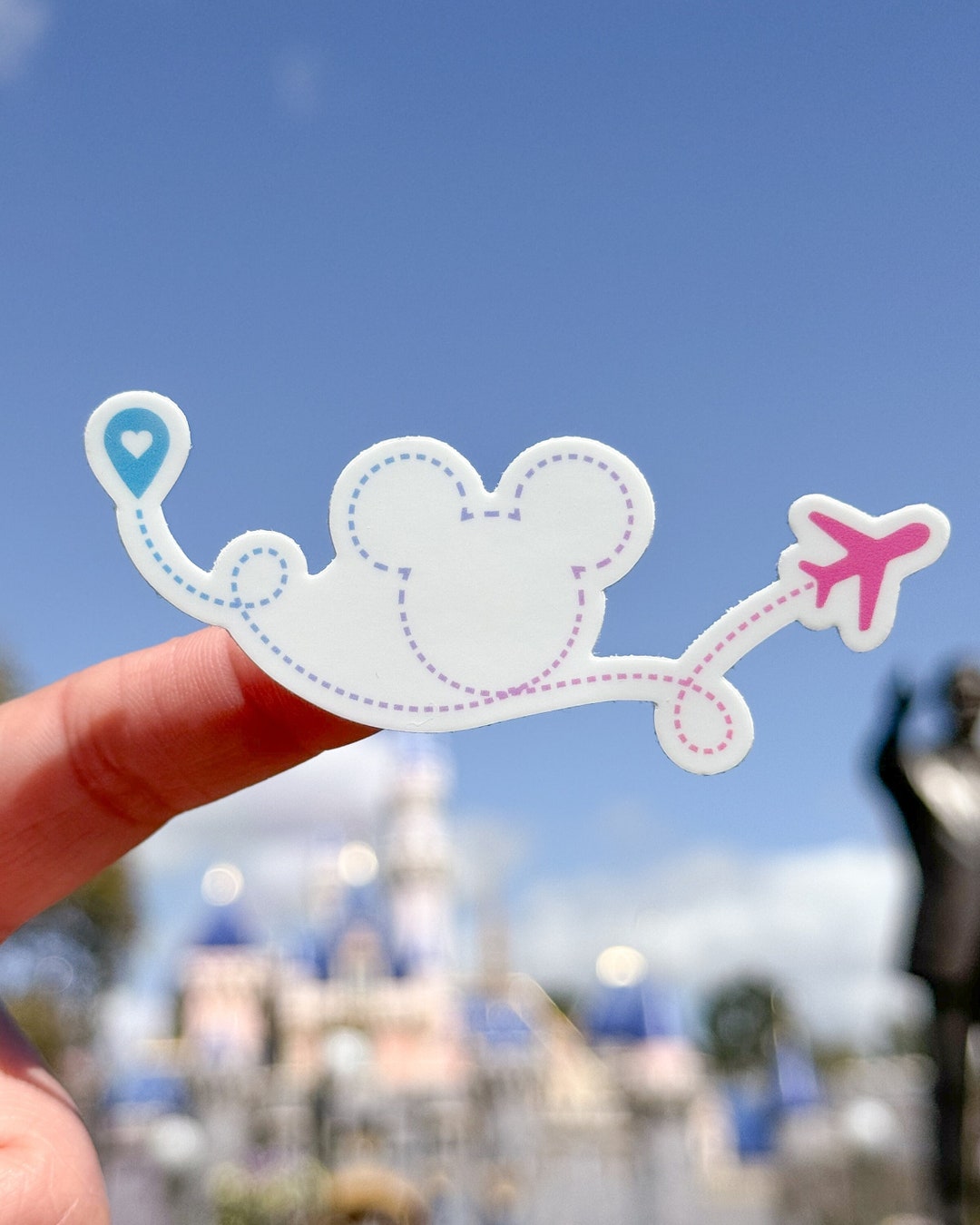 Destination: Home Airplane Sticker/ Wanderlust Flight Travel Disney ...