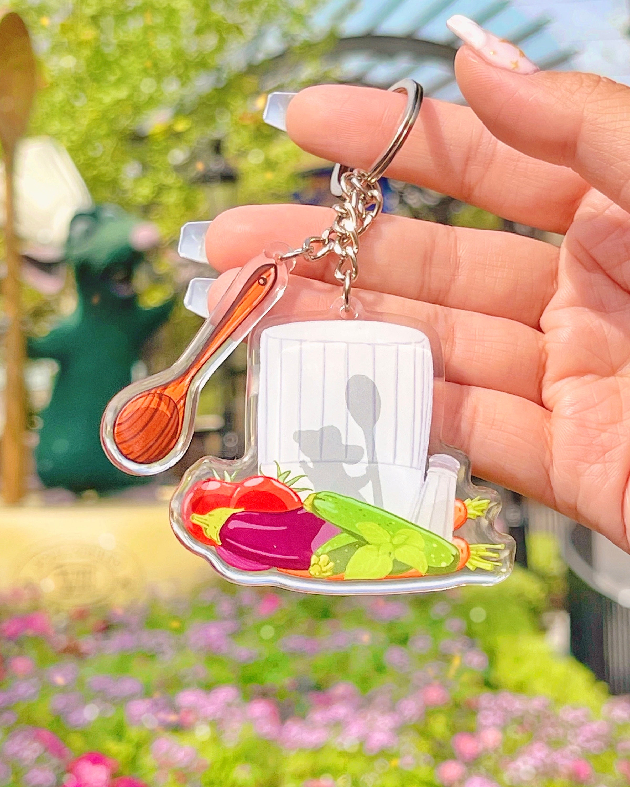 Little Chef Remy Ratatouille Transparent Acrylic Keychain/ Remy Food ...