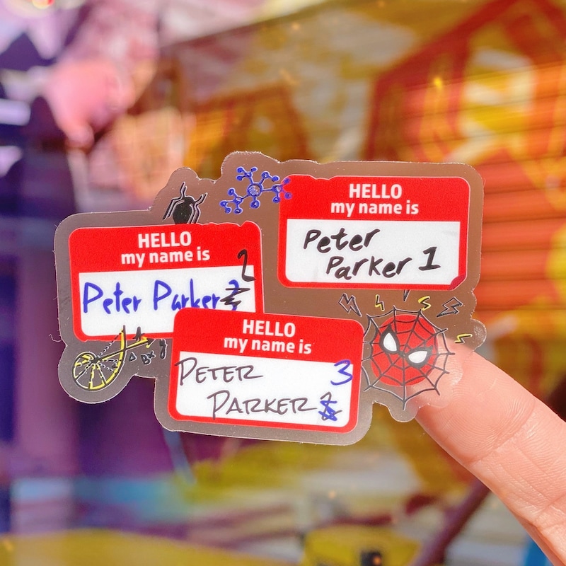 Spiderman Name Tags - Etsy