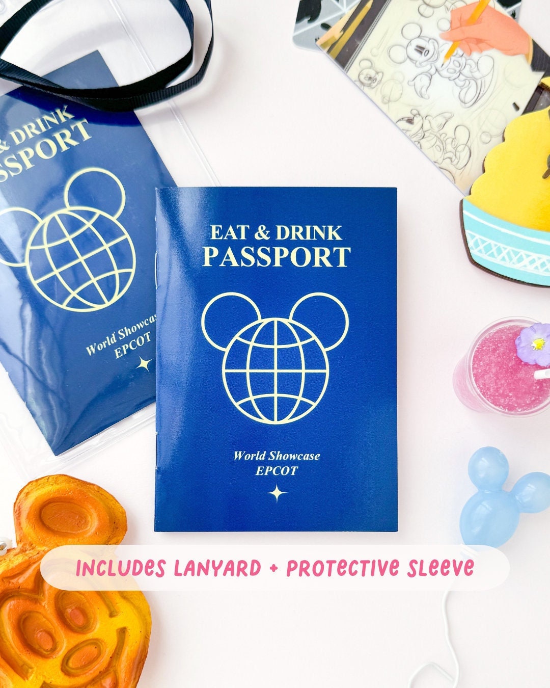 Eat and Drink Around the World Epcot Passport Book/ Food Wine Festival ...