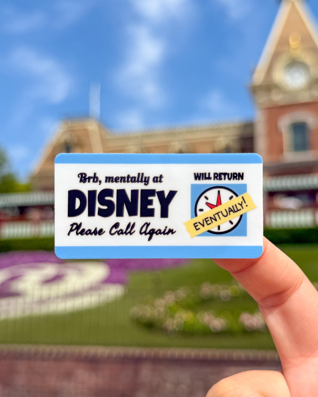 Be Right Back! Mentally at Disney Sticker/ Mental Health Self Care ...
