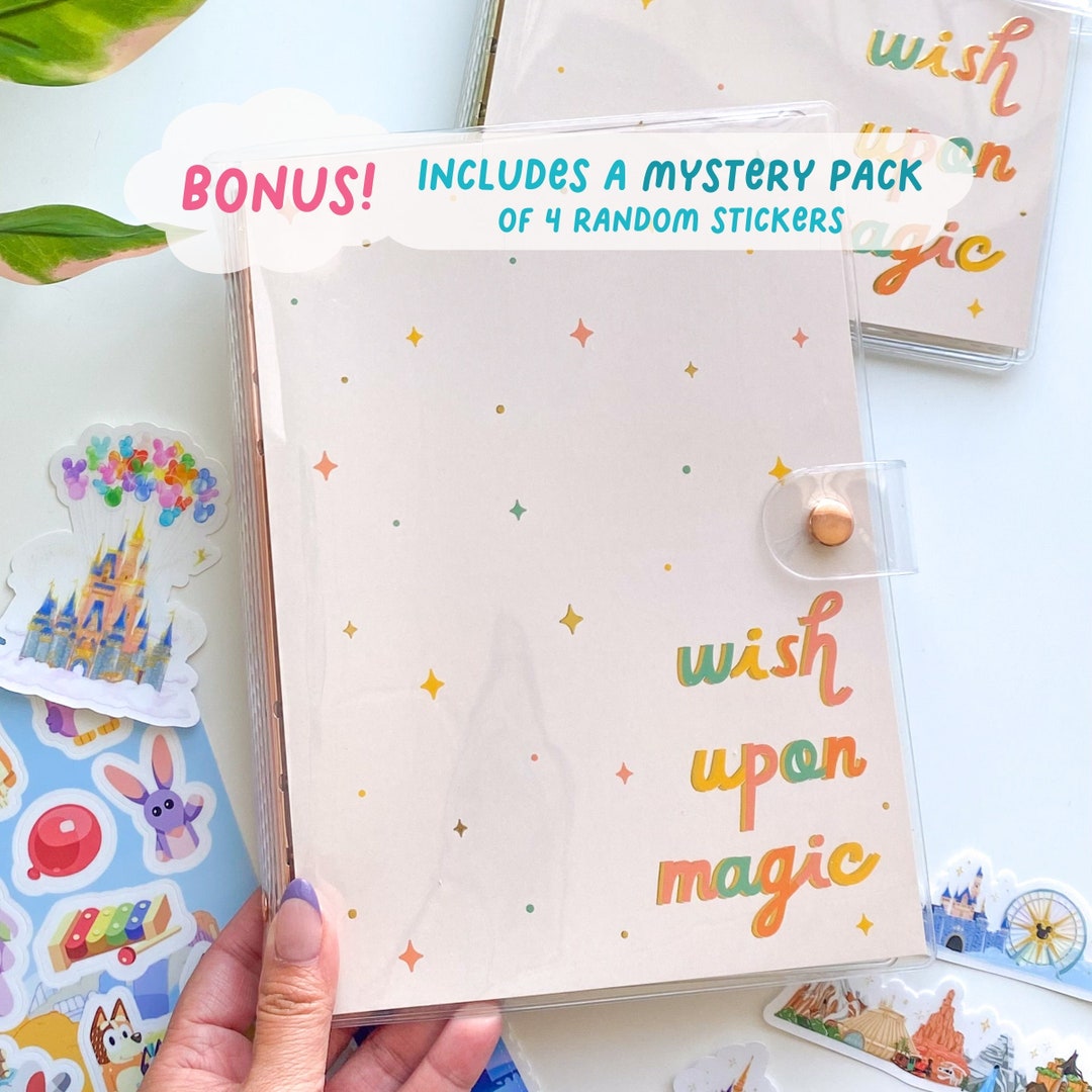 Magical Reusable Sticker Book Includes 4 Mystery Stickers Pack ...