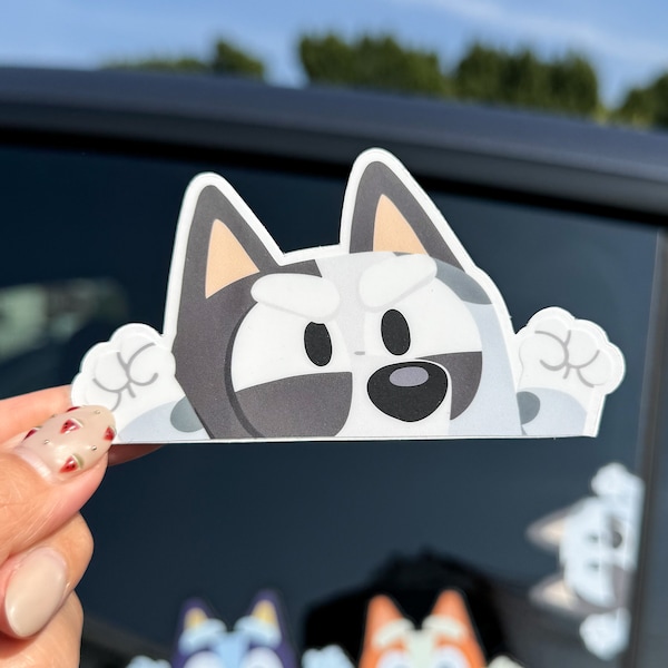 Bluey Window Decal Car - Etsy