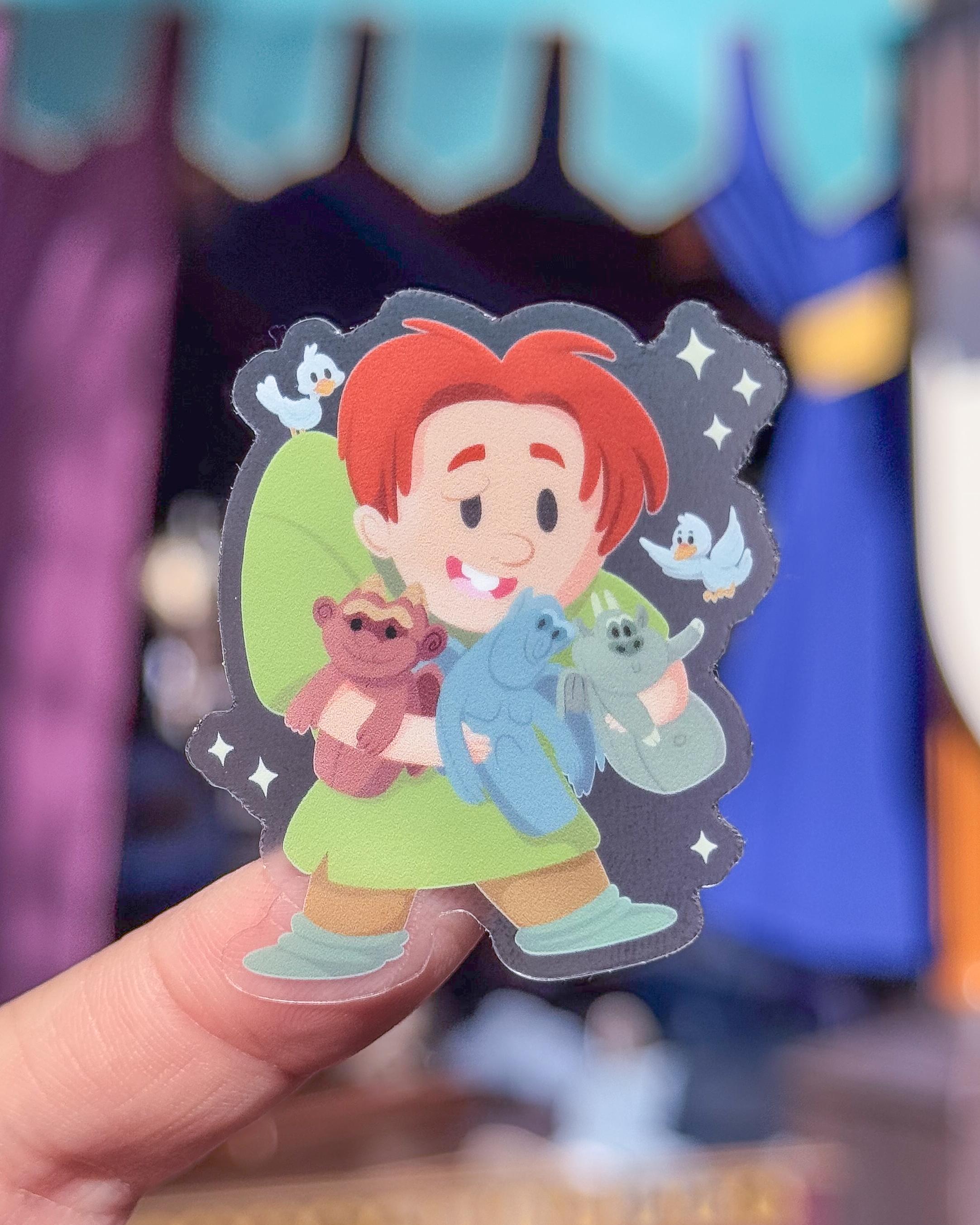Quasimodo With Gargoyle Trio Plushie Transparent Disney Laptop Stickers ...