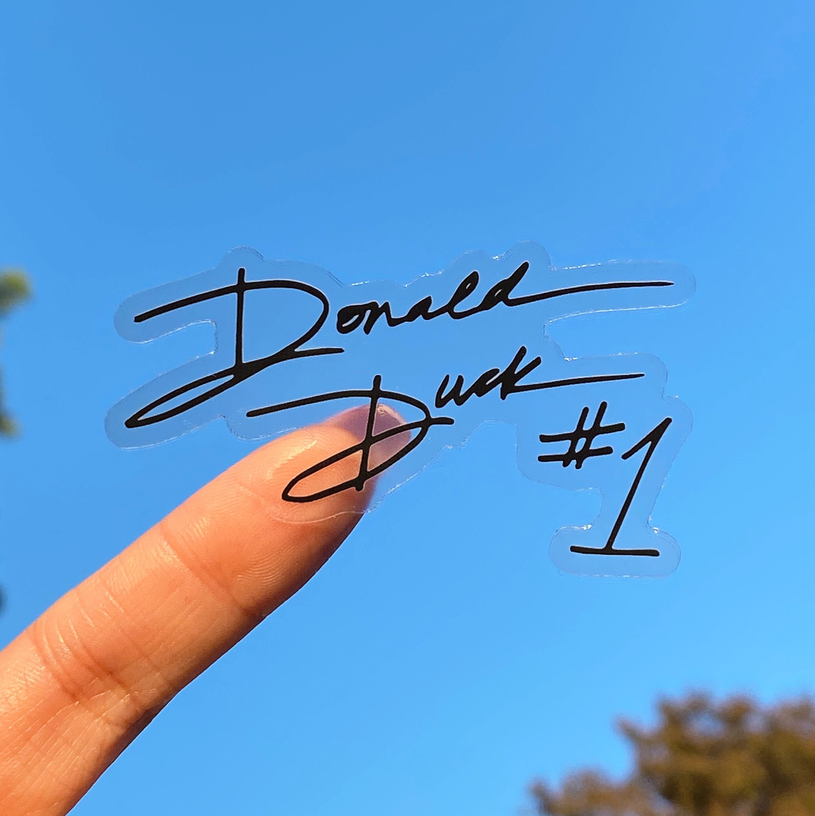 Donald Duck Signature