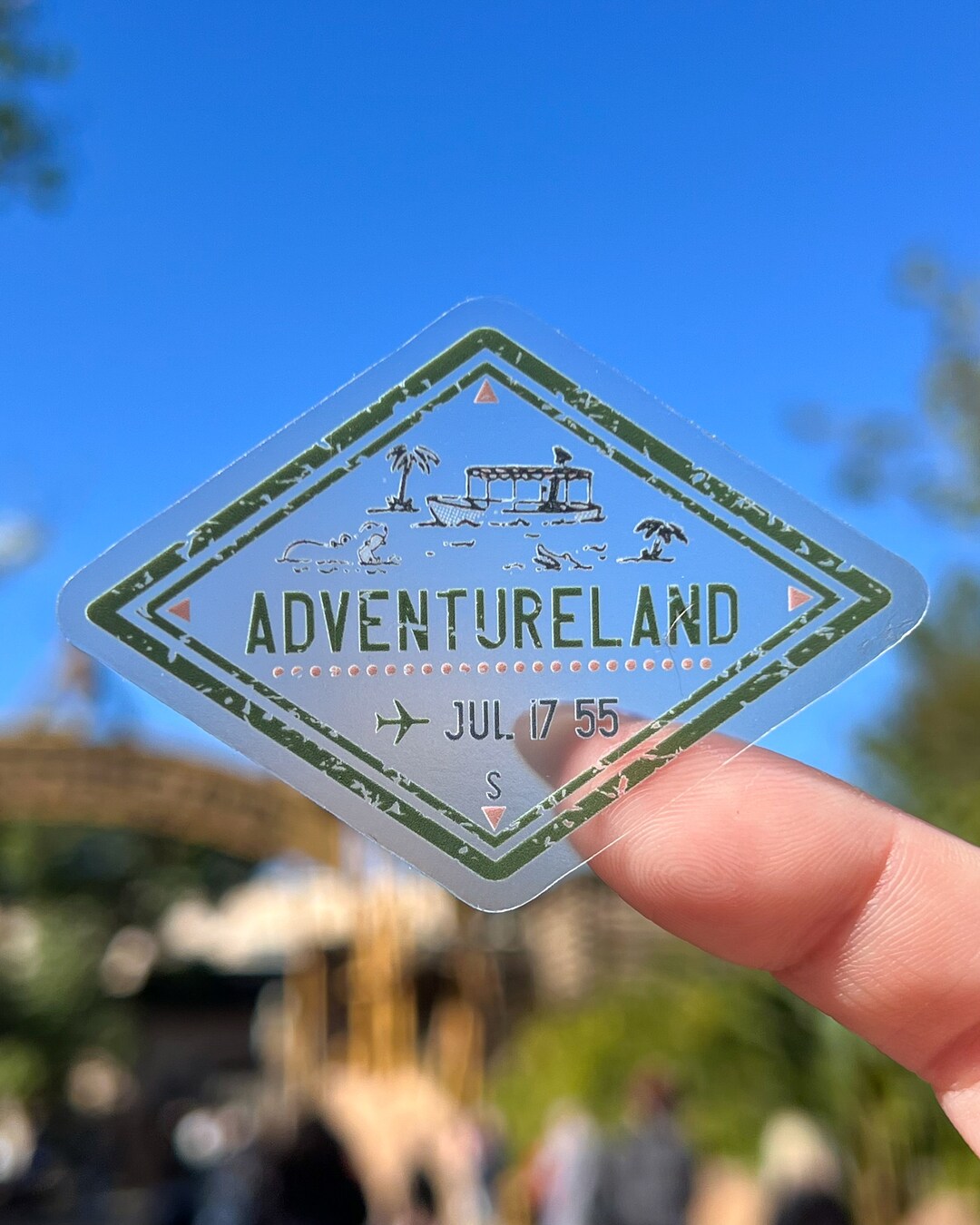 Adventureland Passport Stamp Collection Landmarks Transparent Laptop ...