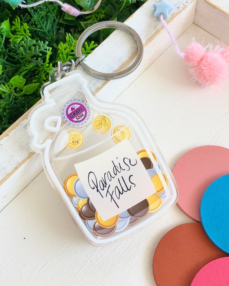 Paradise Falls Shaker Jar See Through Acrylic Keychain/ Pixar | Etsy