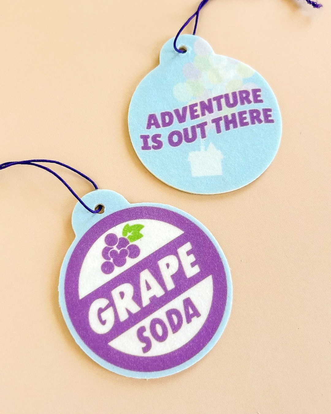 Grape Soda Air Freshener (black Raspberry Grape-like Scent), Cute ...