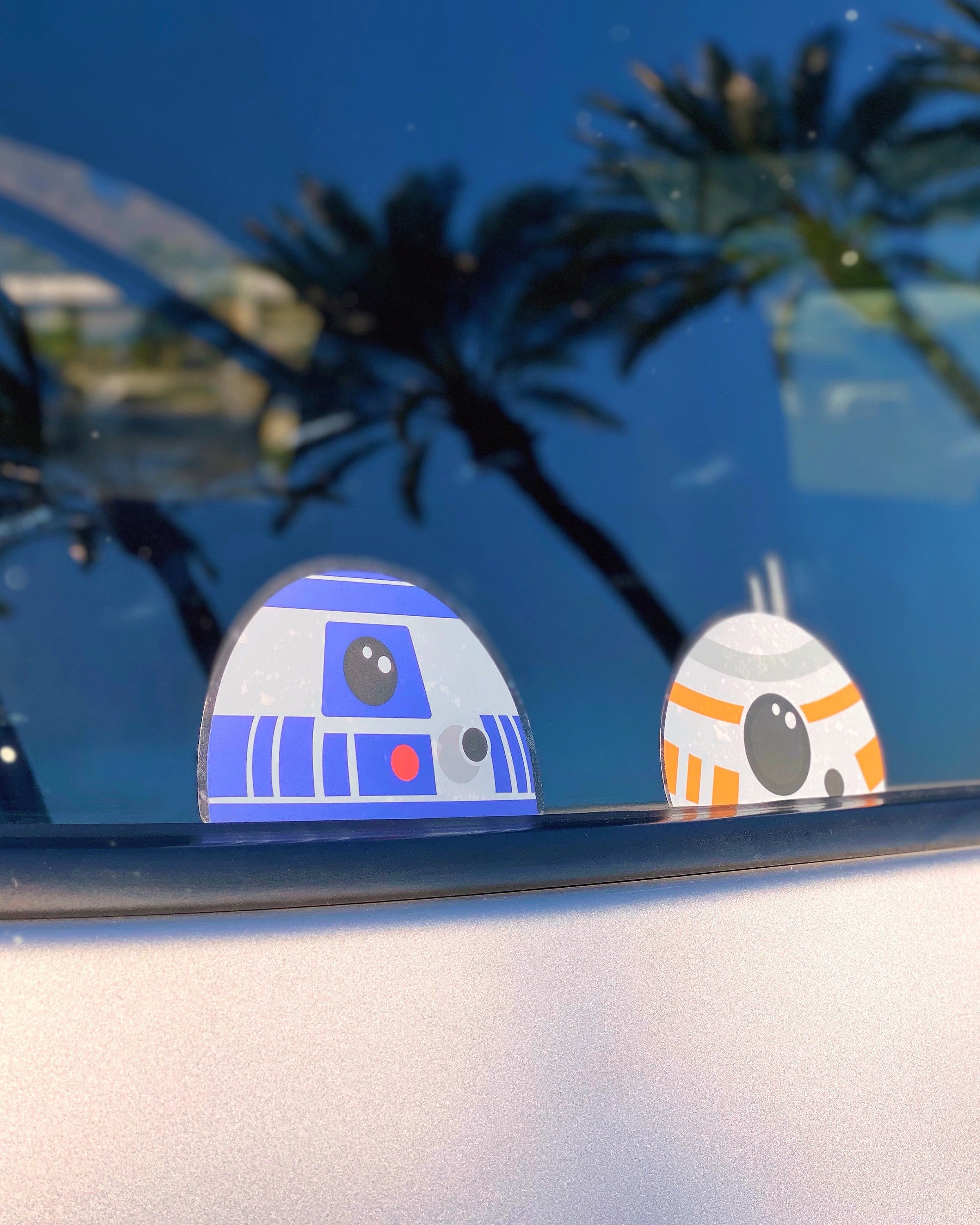 R2D2 Peeker Transparent Car Decal/ Star Wars Droid Peekaboo - Etsy