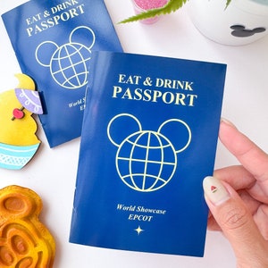 Eat and Drink Around the World Epcot Passport Book/ Food Wine Festival ...