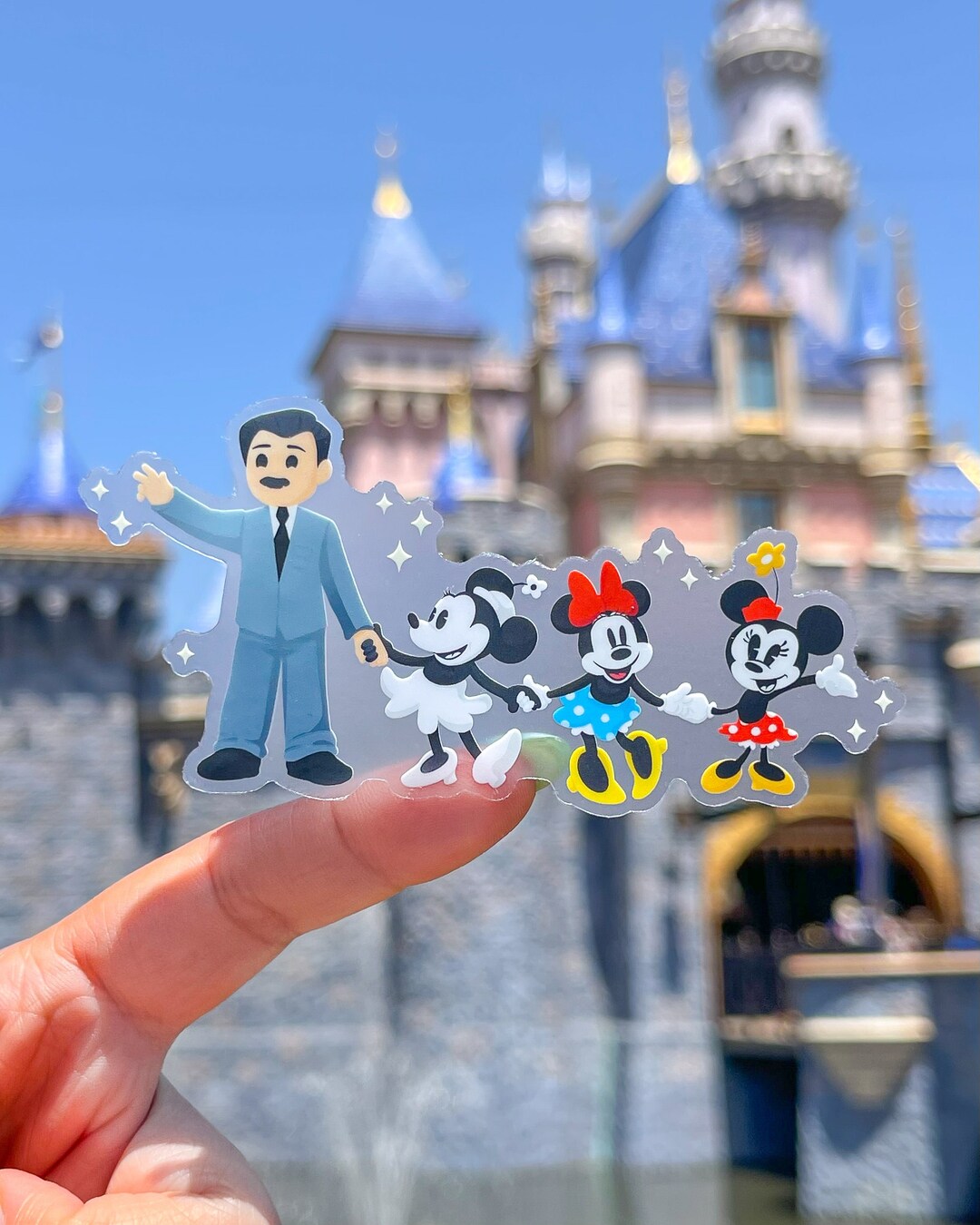 Walt With Minnie Friends Through the Decades Transparent Disney Laptop ...