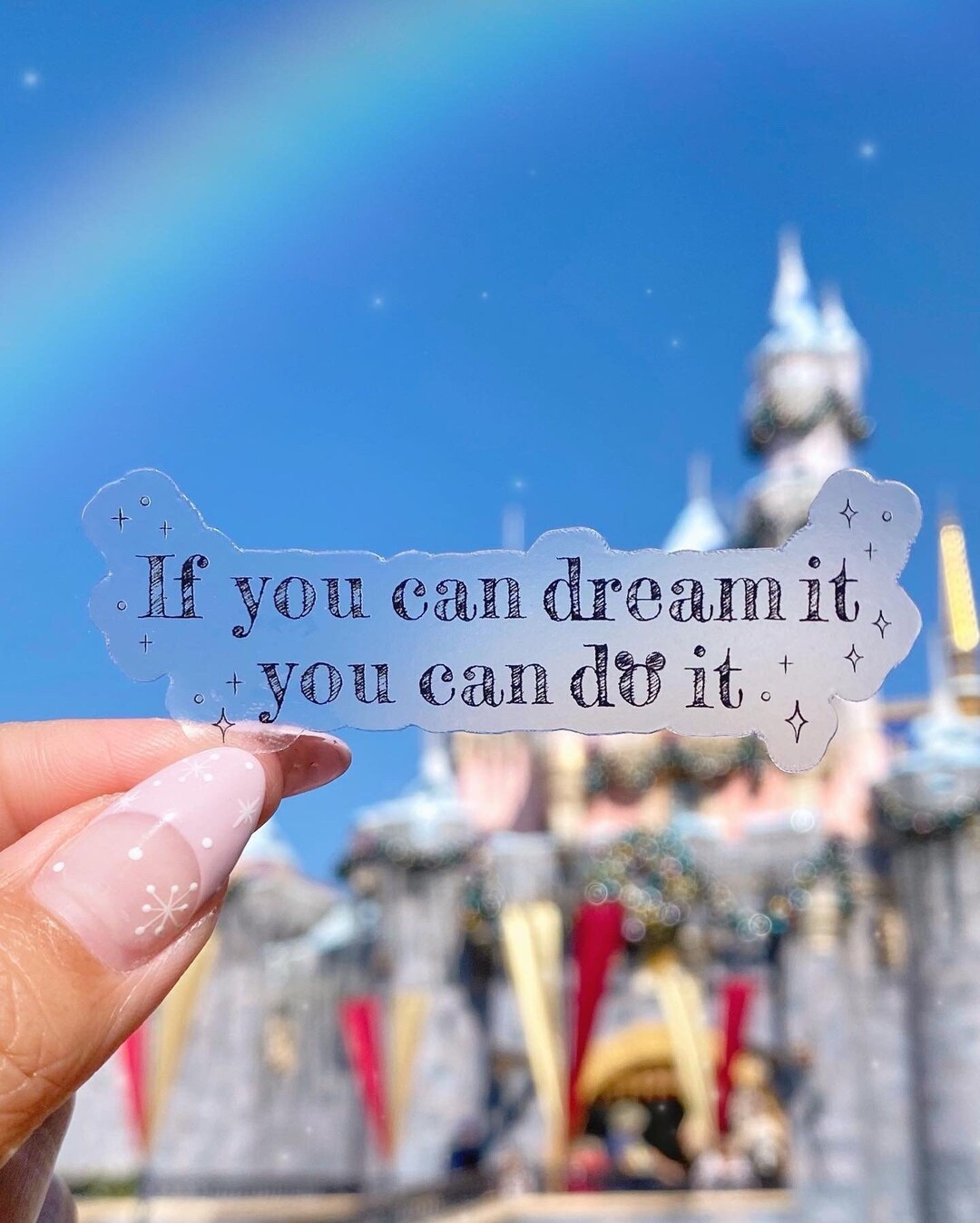 If You Can Dream It Walt Quote Transparent Laptop Sticker/ Walt Disney ...