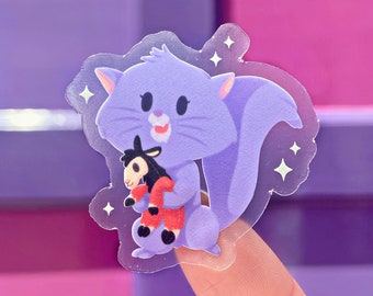 Yzma Cat With Potion Transparent Sticker/ Laptop iPhone Water Bottle ...