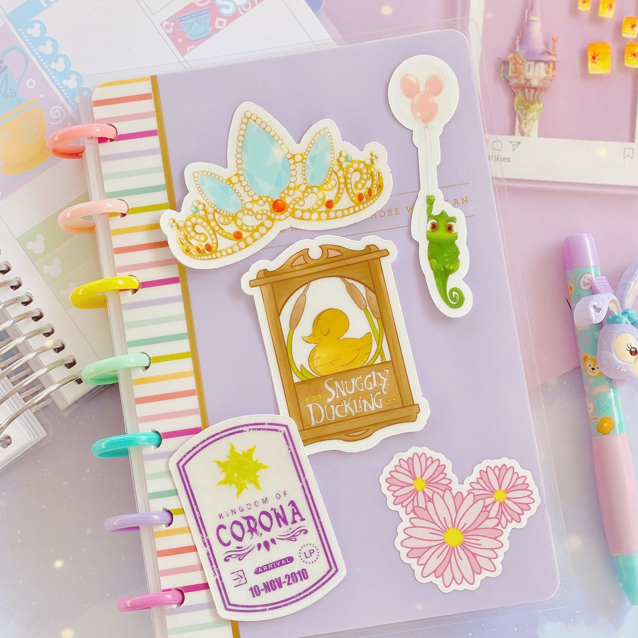 Pascal Mickey Balloon Rapunzel Tangled Transparent Laptop - Etsy