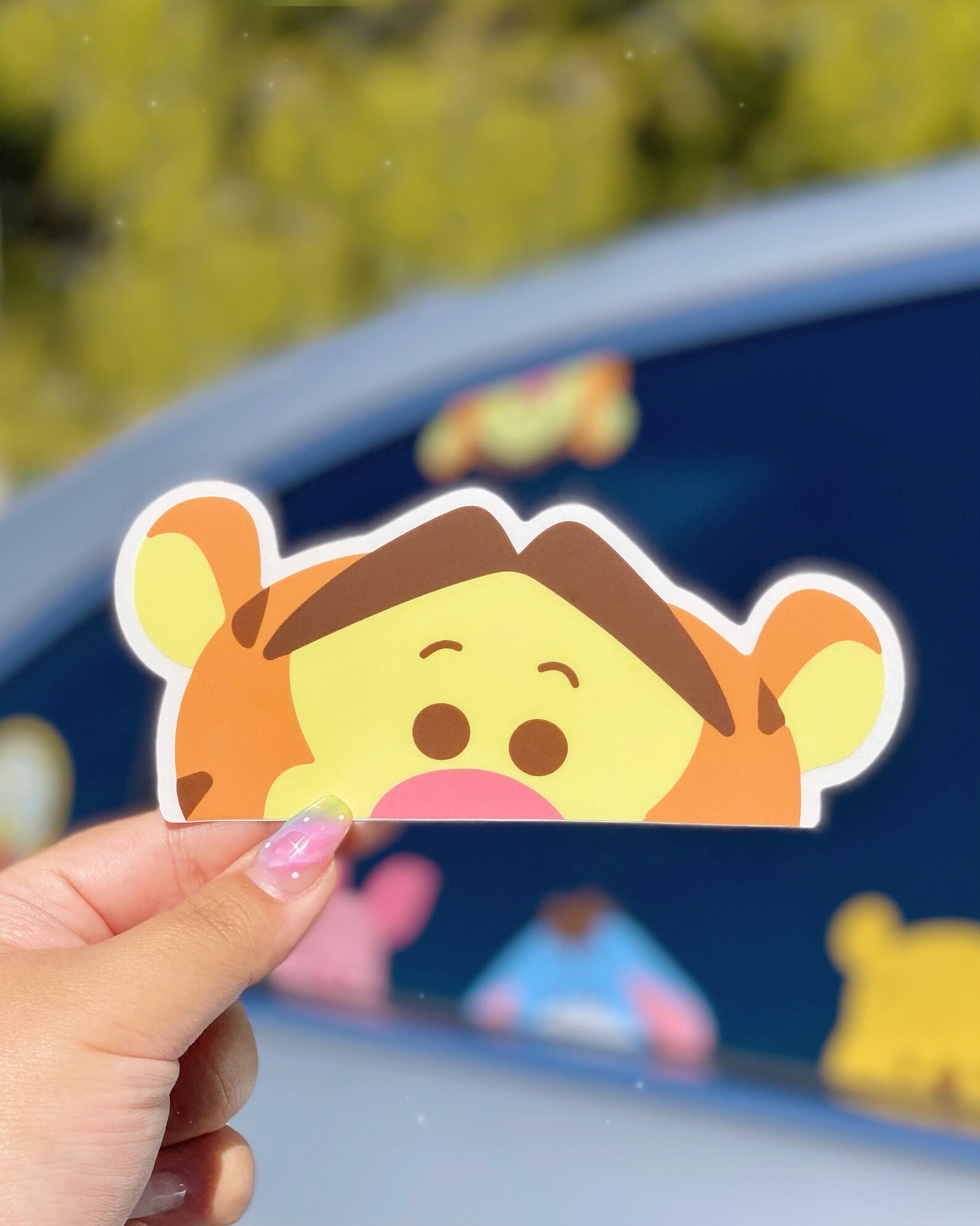 Eeyore Peeker Transparent Car Decal/ Tigger Piglet Pooh Peekaboo Window ...