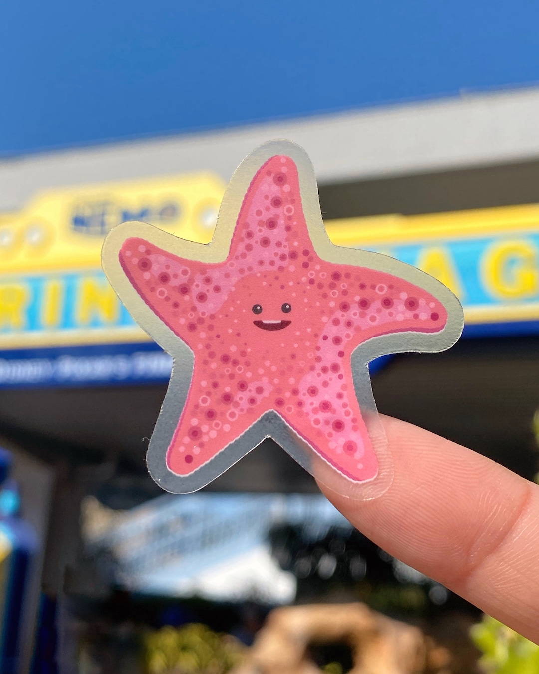 Peach Starfish Transparent Laptop Sticker/ Finding Dory Nemo Pixar ...