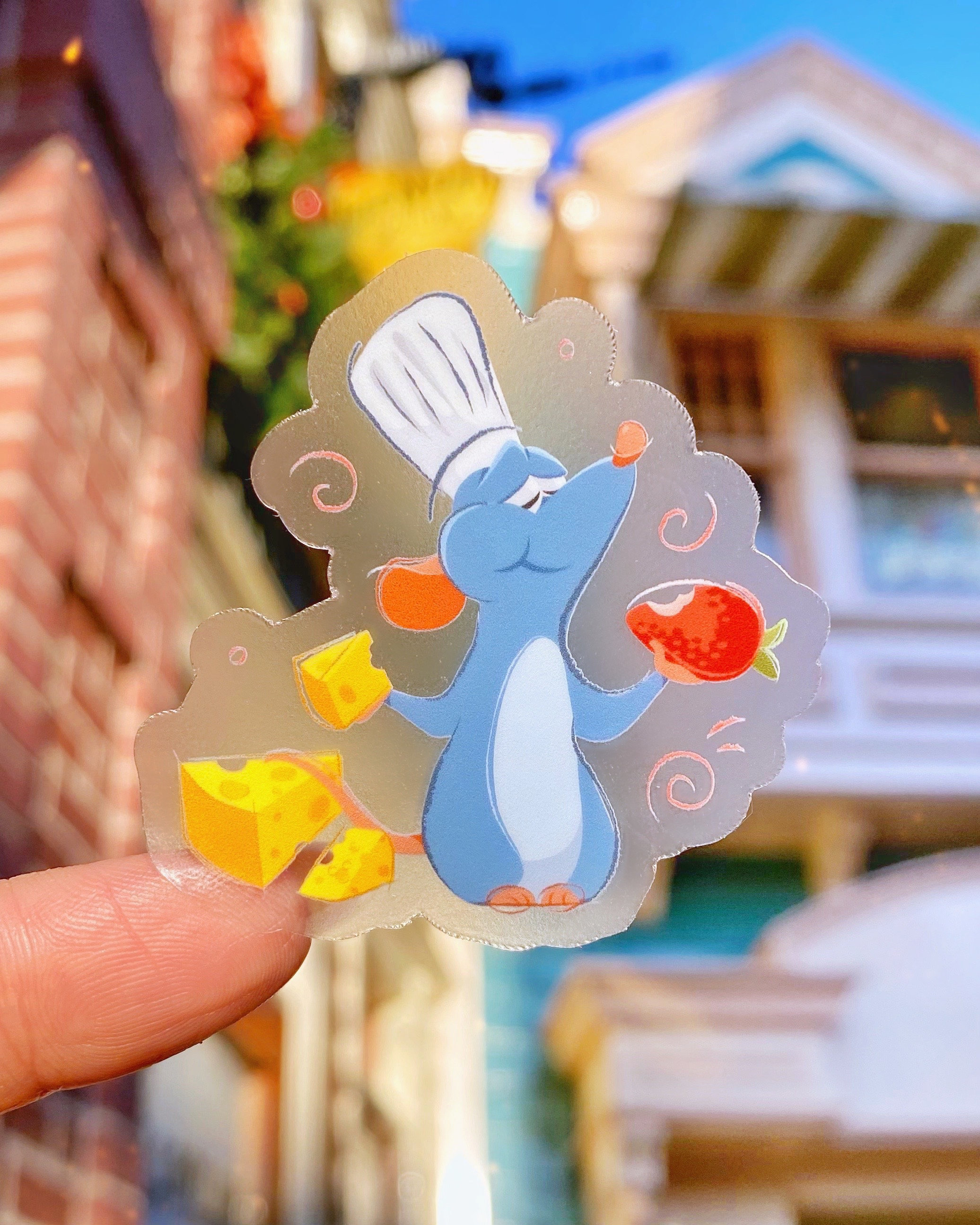 Remy Seeing Flavors Transparent Sticker/ Ratatouille Chef - Etsy