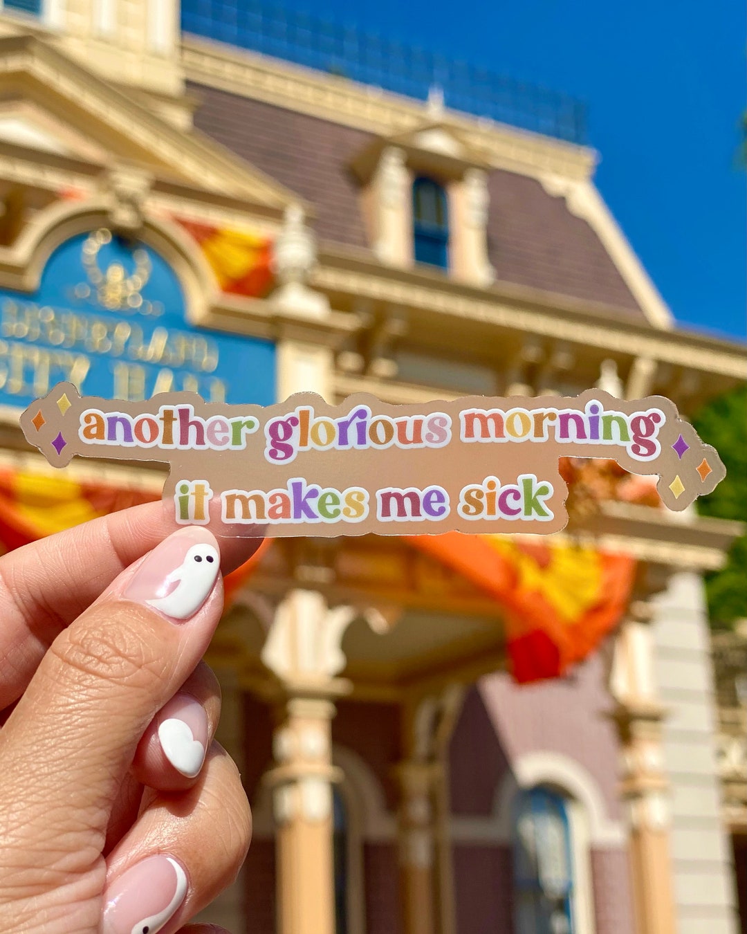 Another Glorious Morning Transparent Sticker/ Sanderson Sisters Hocus ...