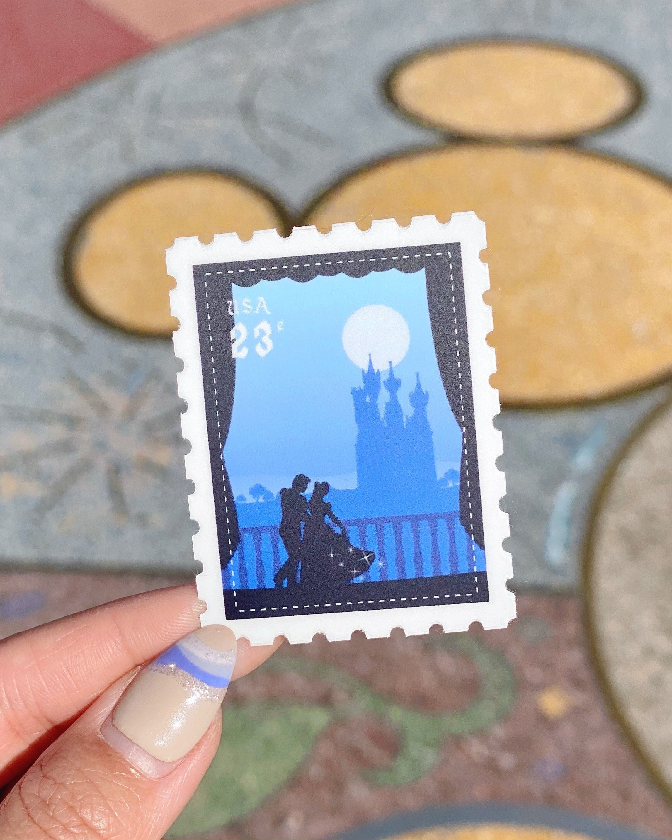 Cinderella Prince Charming Postage Stamp Sticker/ Vintage - Etsy