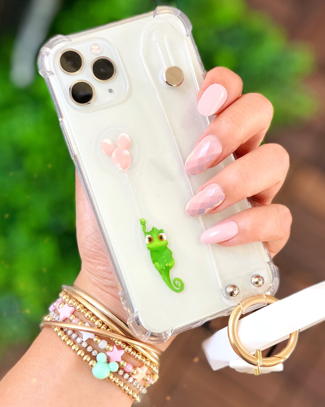 Pascal Mickey Balloon Rapunzel Tangled Transparent Phone Stickers ...