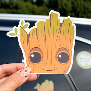 Groot Peeker Transparent Car Decal/ Guardians Peekaboo Window Bumper ...