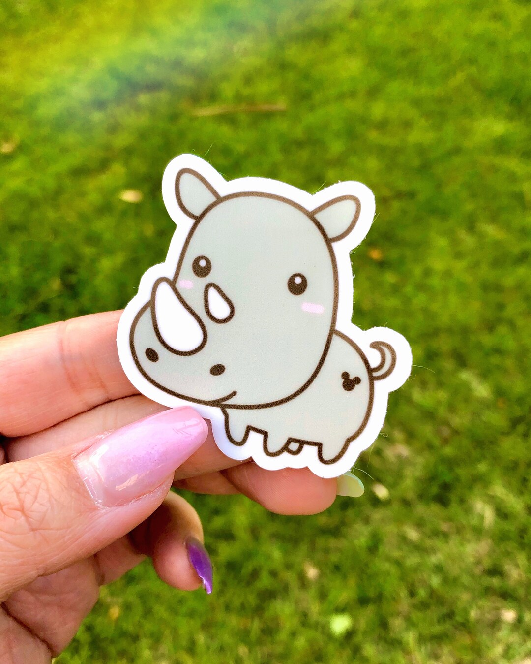 Rhino Stickers for A Cause/ Hidden Mickey Disney Wildlife Rescue ...