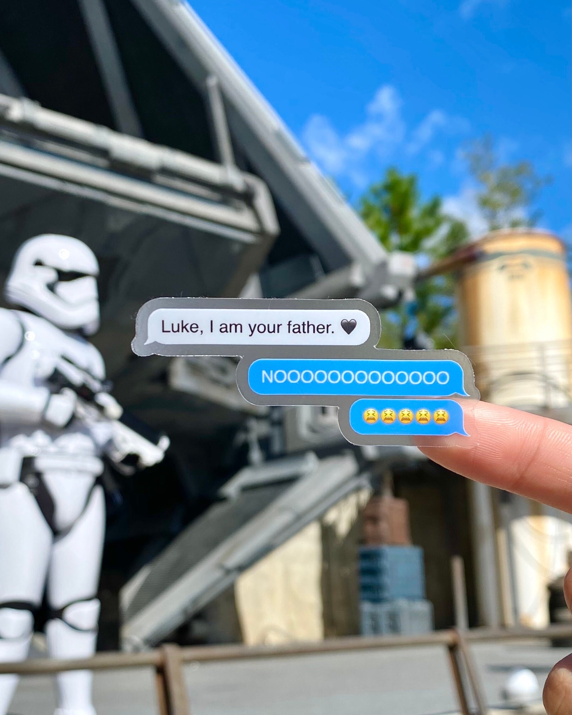 Star Wars Text Messages Transparent Laptop Stickers/ Han Solo - Etsy