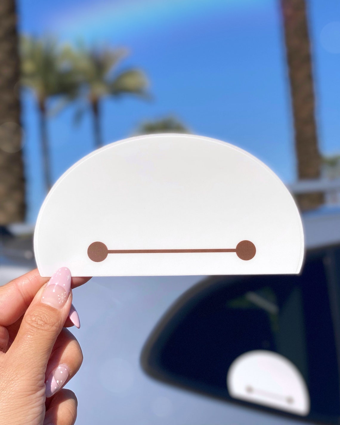 Baymax Peeker Transparent Car Decal/ Big Hero 6 Peekaboo - Etsy