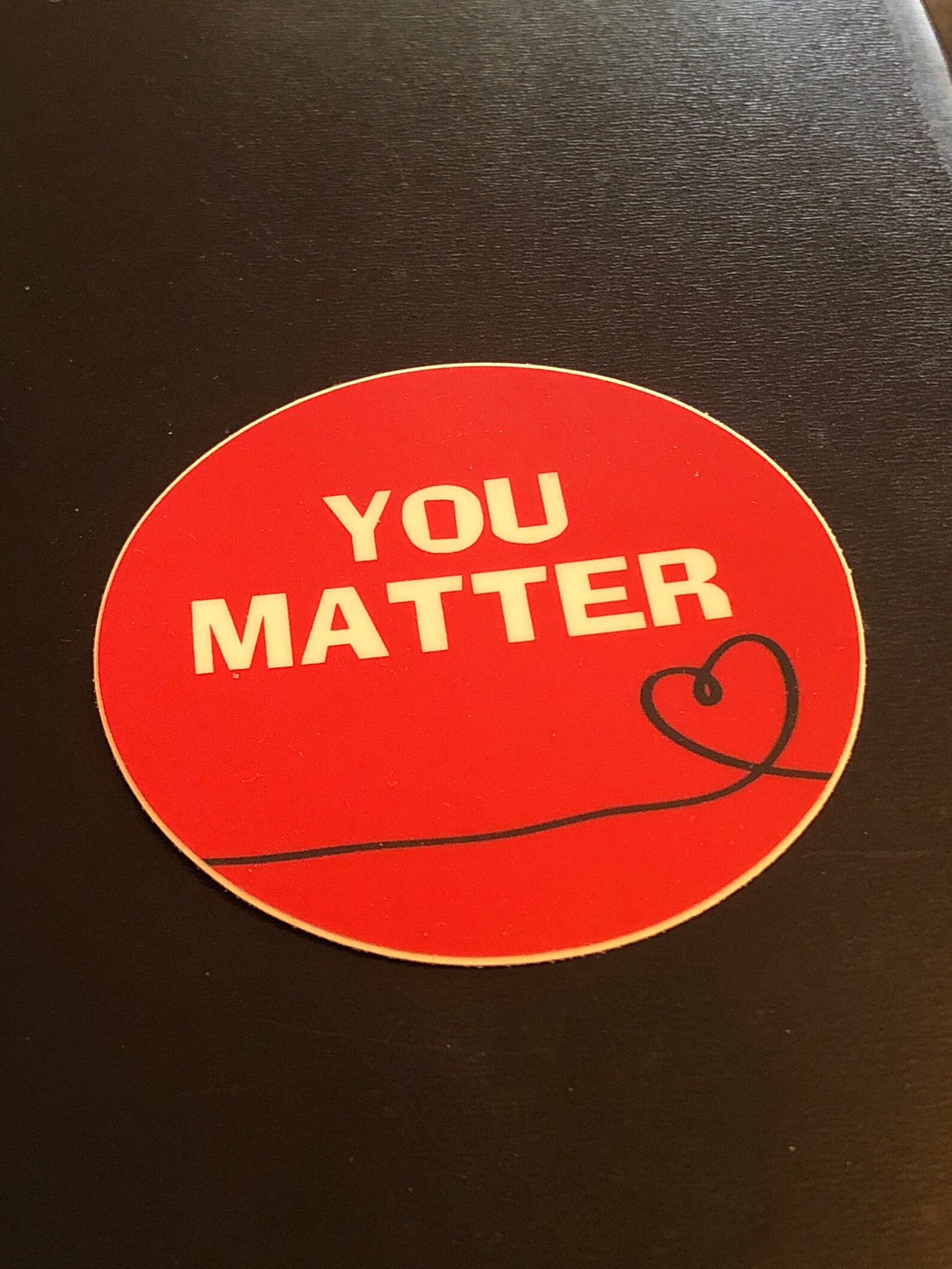 YOU MATTER Circle Sticker 3 Weatherproof Vinyl - Etsy