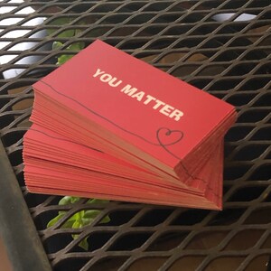 YOU MATTER Cards - Etsy
