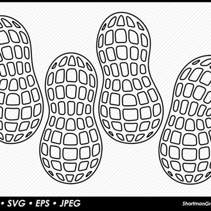 Peanut Svg - Etsy