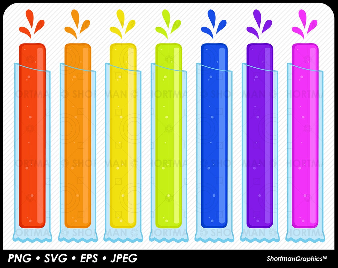 Ice Pop Clipart - SVG PNG Download - Etsy