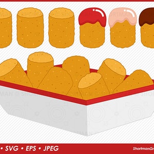 Tater Tots Tray Clipart - SVG PNG Download - Etsy Canada