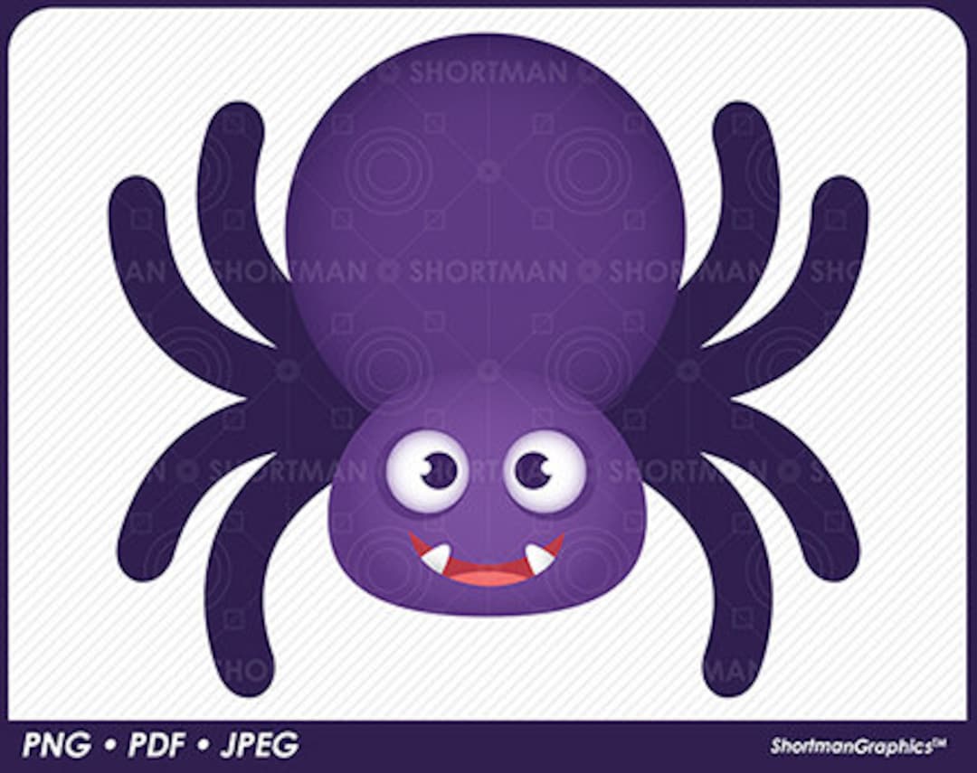 Cute Spider Clip Art