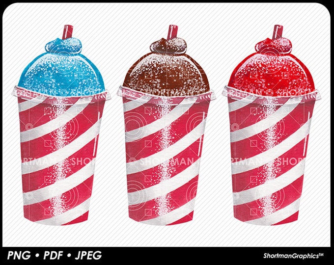 Slushy Slushie Clipart Instant PNG Download Printable PNG Commercial ...