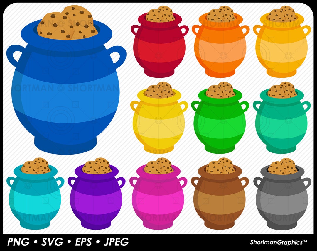Cookie Jar Clipart - SVG PNG Download - Etsy