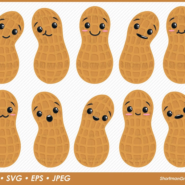 Peanut Svg - Etsy