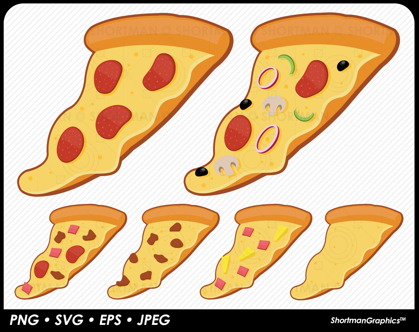 Pepperoni Pizza Clipart Png