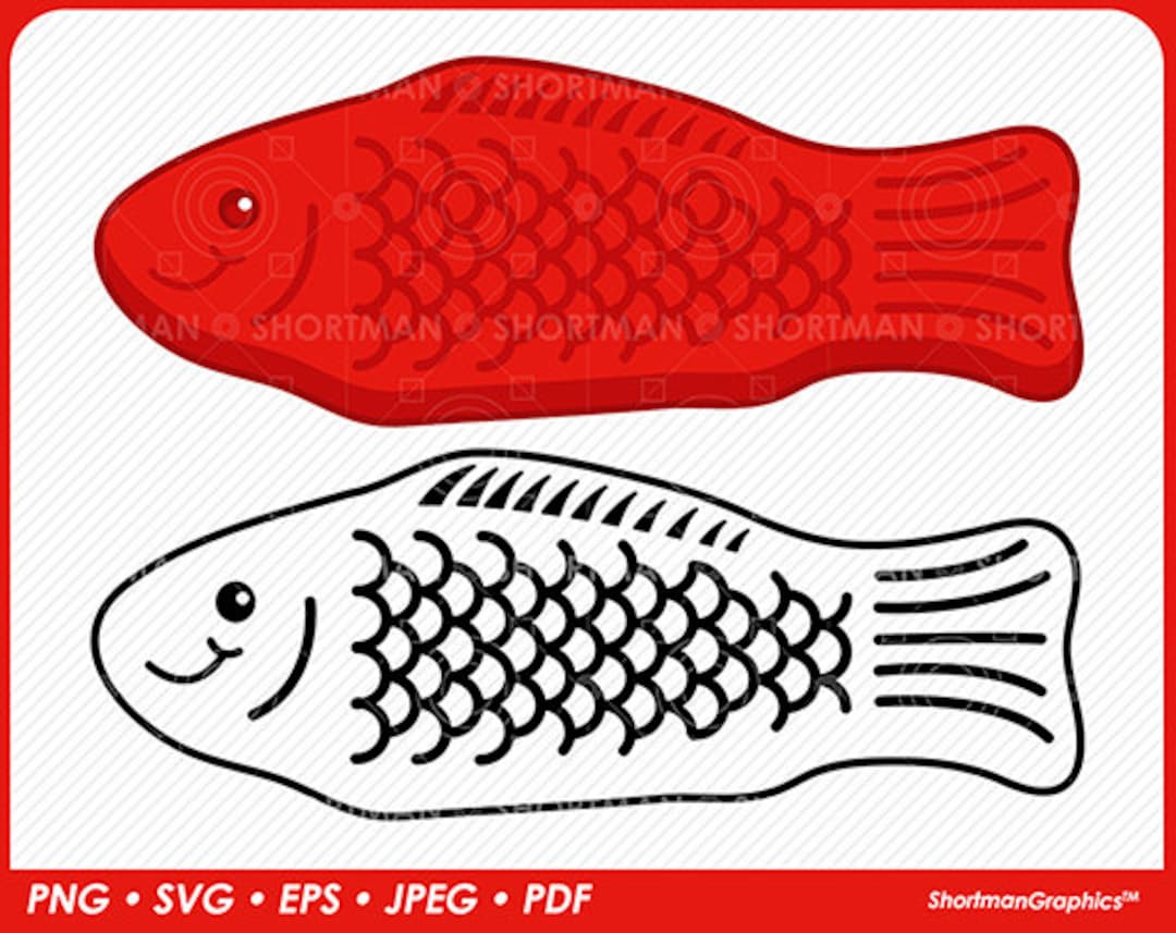 Fish Gummy Clipart- SVG PNG - Etsy