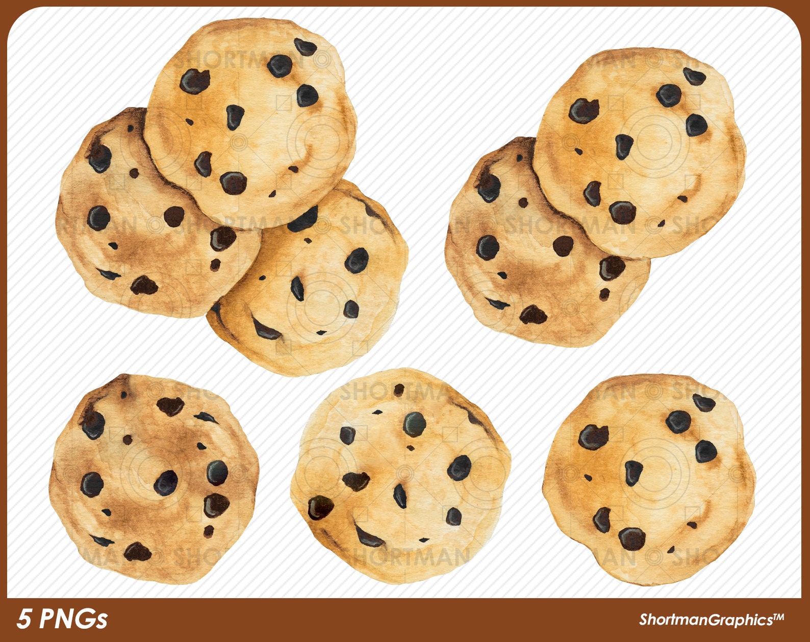Chocolate Chip Cookies Clipart