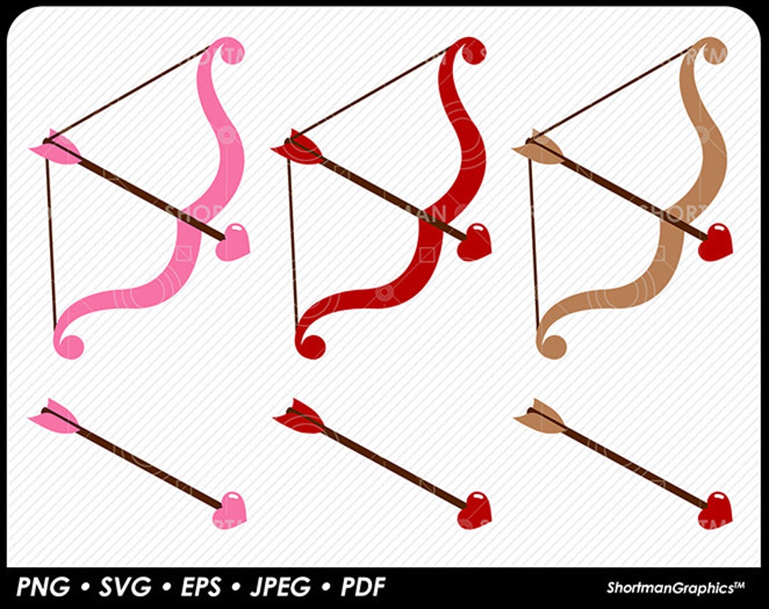 Cupid S Bow And Arrow Clipart Png