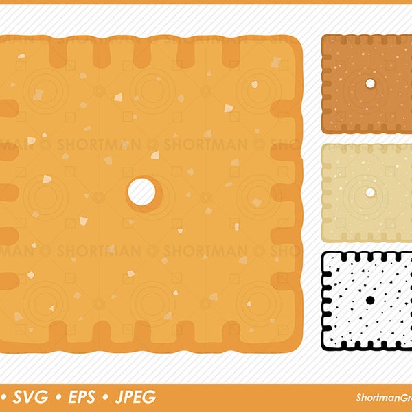 Cheese Cracker Clipart - Etsy