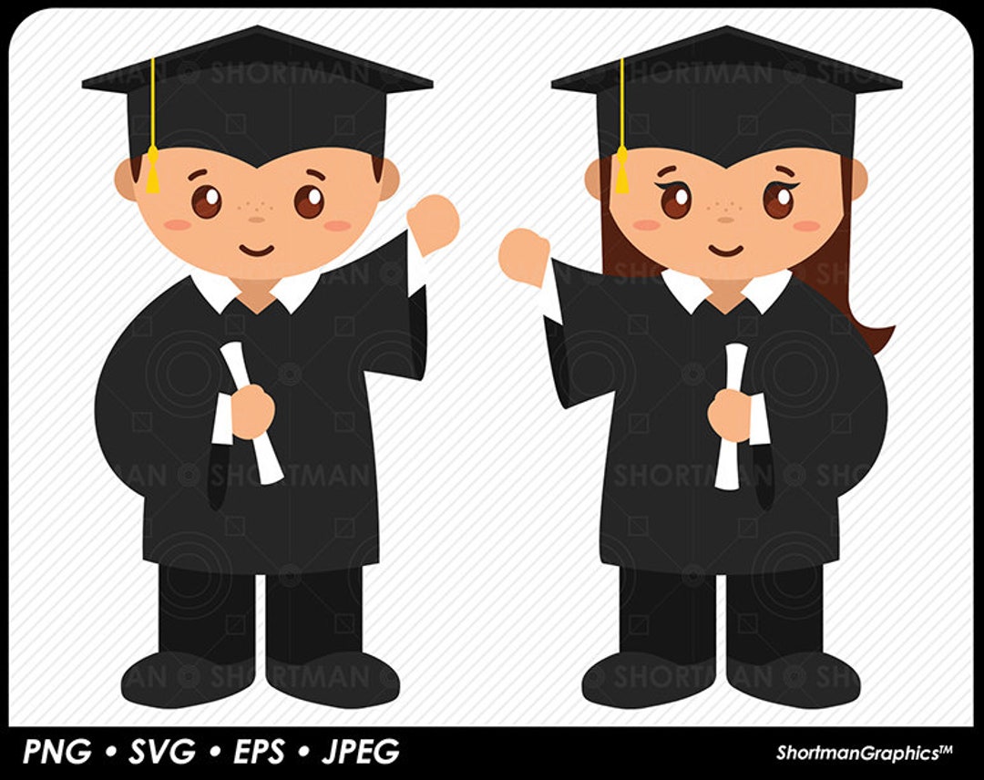 Boy Graduation Clipart