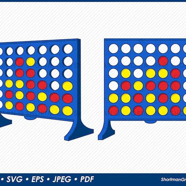 Connect Four Svg - Etsy