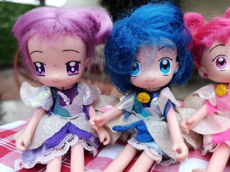 Ojamajo Doremi Doll Set – Lot of 4 Vintage Magical Girl Anime Dolls ...